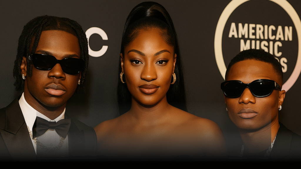 Tems, Wizkid, Rema & Asake Face Off at the 2025 AMAs - Dtimes